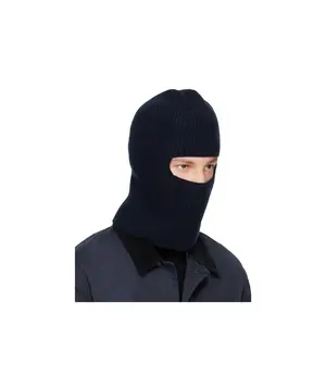 MAISON MARGIELA Numbers Patch Knitted Balaclava
