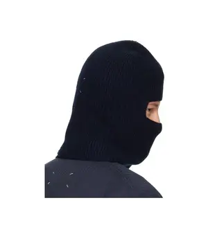 MAISON MARGIELA Numbers Patch Knitted Balaclava