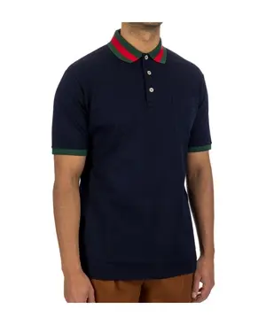 Gucci Stretch Piquet Polo Shirt