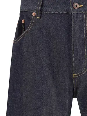 Bottega Veneta Raw Indigo Straight-leg Jeans - Black