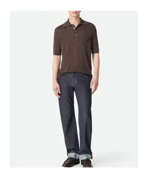 Bottega Veneta Raw Indigo Straight-leg Jeans