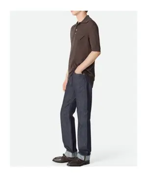 Bottega Veneta Raw Indigo Straight-leg Jeans