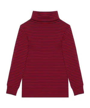 Gucci Interlocking G Striped High Neck Jumper