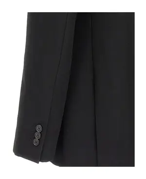 Off-White Double-breasted Long-sleeved Blazer
