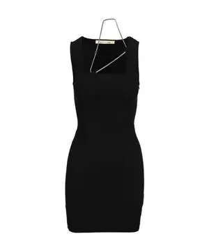 1017 Alyx 9sm Chain Detail Sleeveless Mini Dress - Black