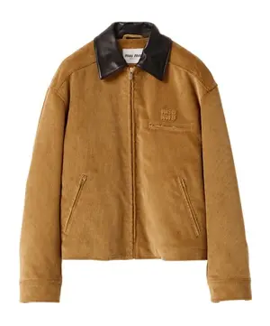Miu Miu Logo Outerwear For Women