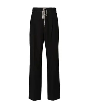 MAISON MARGIELA High-waist Straight-leg Drawstring Trousers