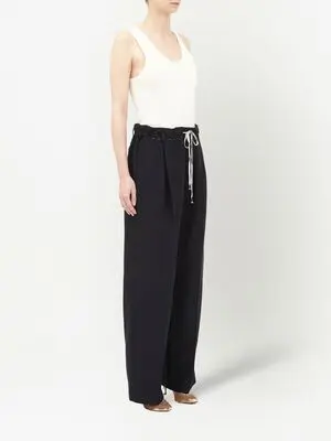 MAISON MARGIELA High-waist Straight-leg Drawstring Trousers