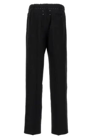 MAISON MARGIELA High-waist Straight-leg Drawstring Trousers
