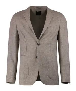 Zegna Single-breasted Tailored Blazer - No