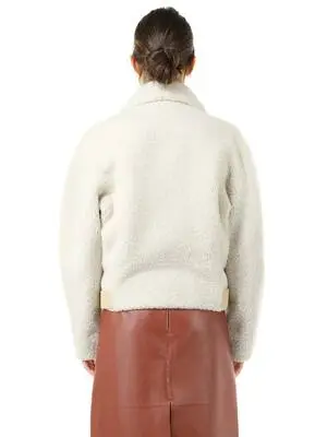 Chloé Shearling Biker Jacket - No