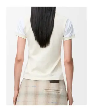 Loewe Small Fit T-shirt In Cotton Blend - Vanilla