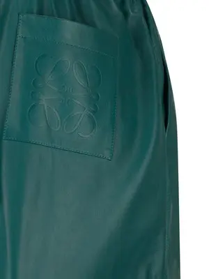 Loewe Elasticated Waist Drawstring Shorts With Anagram Embossing