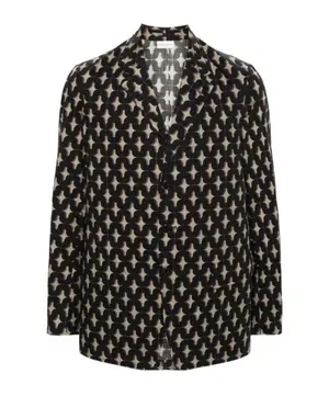 Dries Van Noten Long-sleeved Blazer - Black