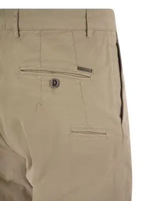 Peserico Stretch Gabardine Chino Pants - Nude