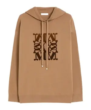 Max Mara Max Mara Taddeo Drawstring Knitted Hoodie No