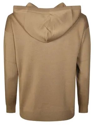 Max Mara Taddeo Drawstring Knitted Hoodie - No