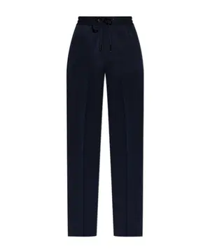Iceberg Plaid Patterned Pleated Trousers - Black