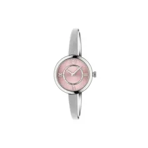 Gucci Stainless Steel Watch With Pink Guilloche Dial - Multicolor