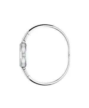 Gucci Stainless Steel Watch With Pink Guilloche Dial - Multicolor