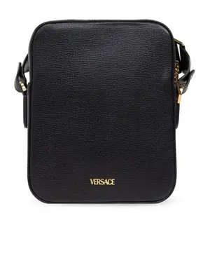 Versace Medusa Plaque Zipped Shoulder Bag