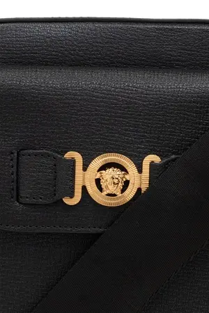 Versace Medusa Plaque Zipped Shoulder Bag