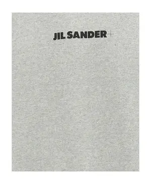 JIL SANDER Logo Crewneck Sweatshirt - Gray