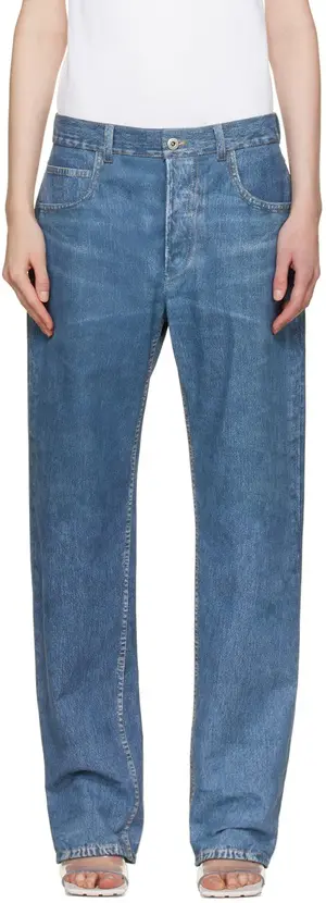 Bottega Veneta Straight-leg Leather Jeans