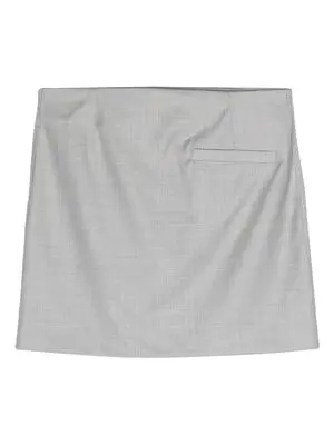 LOULOU STUDIO Mahaz Virgin Wool Mini Skirt