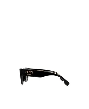 Fendi Square Frame Sunglasses - Black