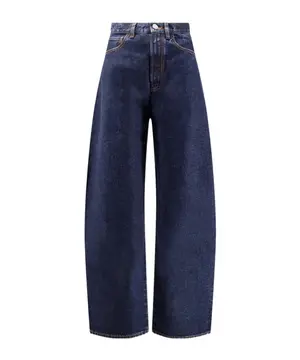 Alaïa Belt Loop Jeans Wide Leg