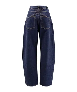 Alaïa Belt Loop Jeans Wide Leg