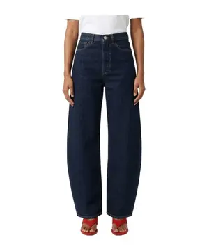 Alaïa Belt Loop Jeans Wide Leg