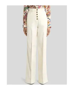 Etro Wide Leg Jeans - White