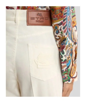Etro Wide Leg Jeans - White