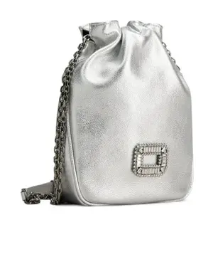 ROGER VIVIER Pilgrim Nano Bag - Silver