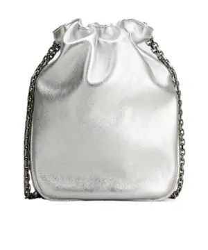 ROGER VIVIER Pilgrim Nano Bag - Silver