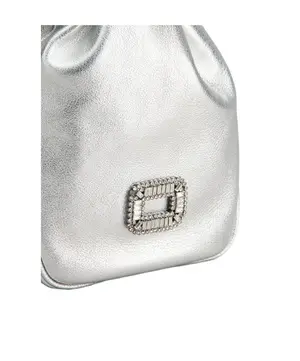 ROGER VIVIER Pilgrim Nano Bag - Silver
