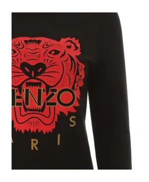 Kenzo Tiger Head Crewneck Sweatshirt - Black