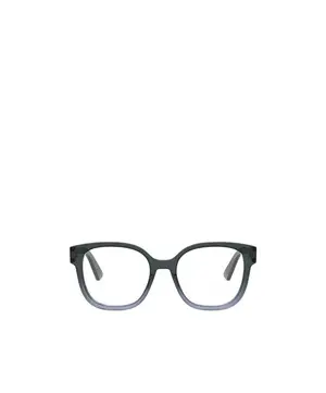 Dior Square Frame Eyeglasses - Black