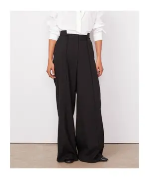 Officine Générale Azora Paneled Trousers - Black