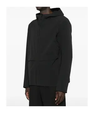 Veilance Hooded Zip-up Jacket - Black