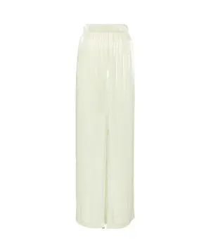 Simkhai Georgette Straight-leg Trousers - Light Green