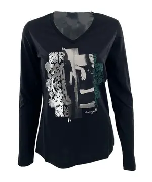 Emporio Armani V-neck Long-sleeve T-shirt