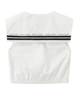 Marissa Chiara Sleeveless Vest With Lapel Collar