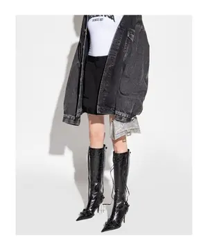Balenciaga Cagole Heeled Boots