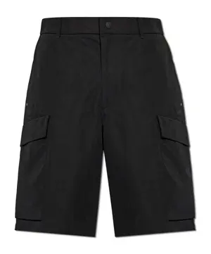 Moncler Logo Patch Cargo Shorts