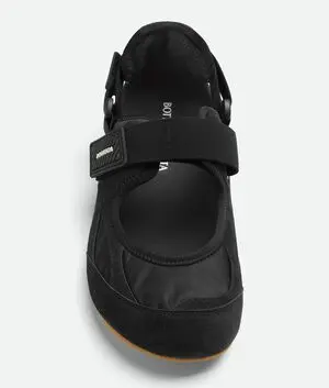 Bottega Veneta Orbit Flash Mary Jane Sneakers - Black