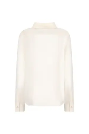 Max Mara Long-sleeved Shirt With Classic Collar