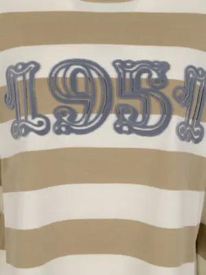 Max Mara Viterbo Striped Crewneck Jumper - Sand